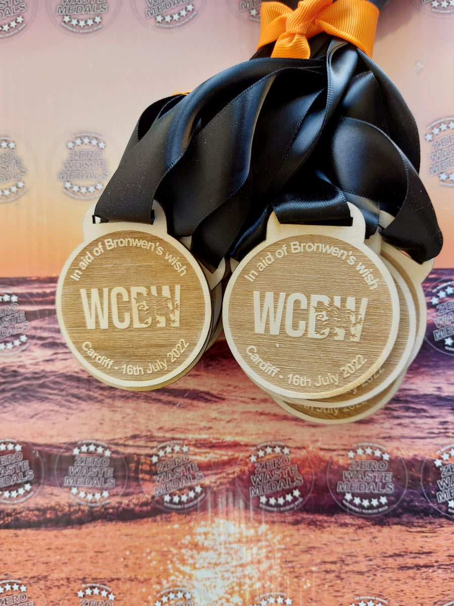 WCBW - Back for round 2 - Wooden Boxing Medals – Zero Waste Medals
