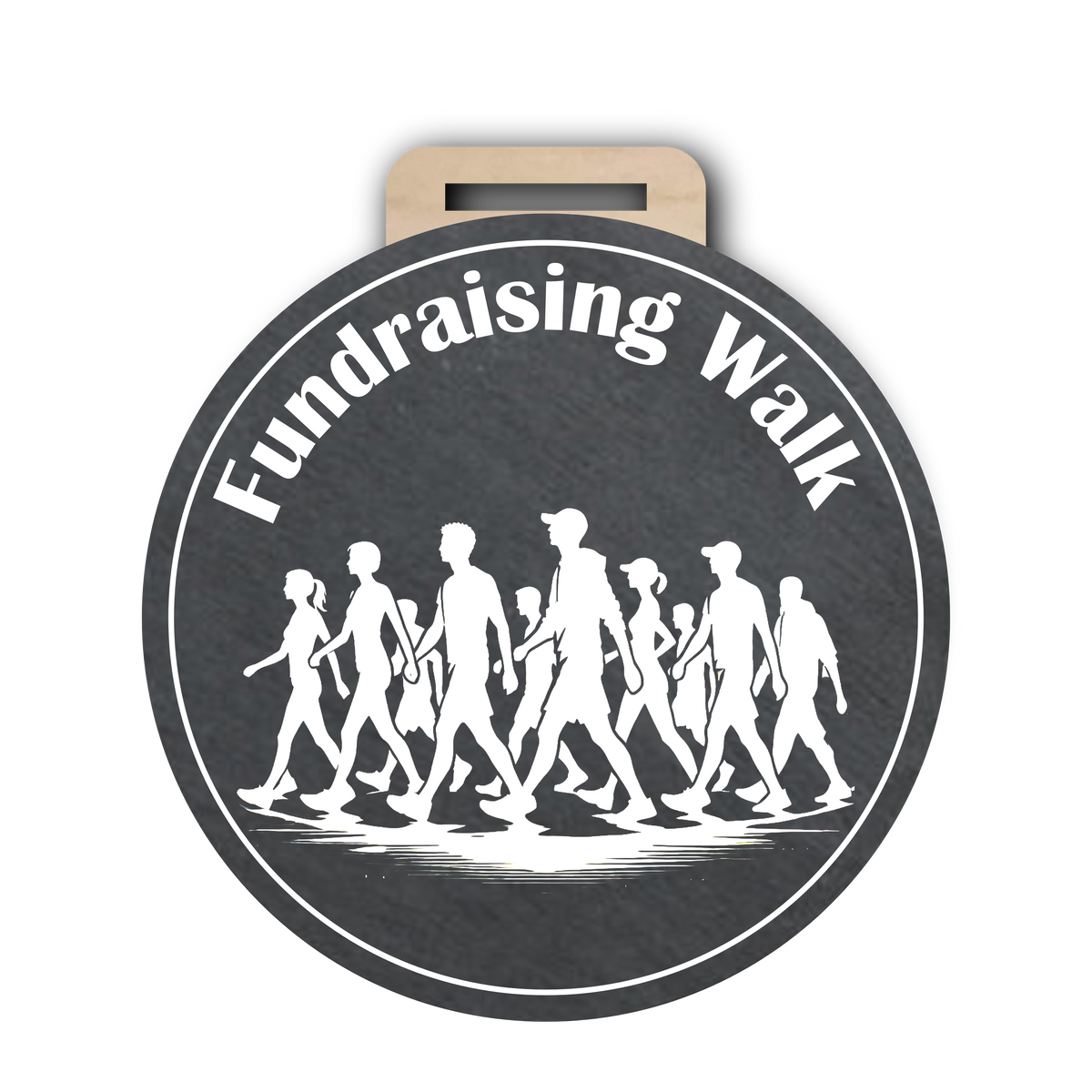 Slate Fundraising Walking Medal 1 – Zero Waste Medals