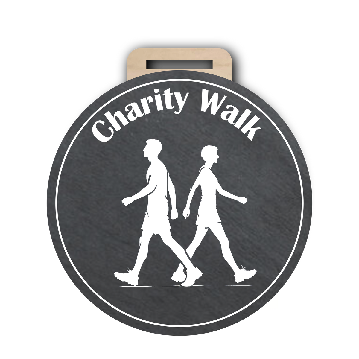 Slate Charity Walk Medal 3 – Zero Waste Medals