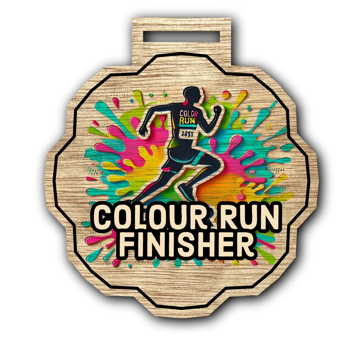 Colour Run Medal V5 – Zero Waste Medals