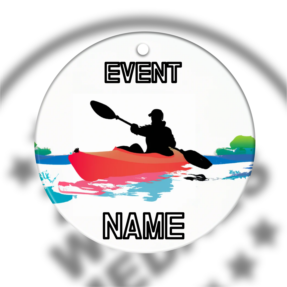 Ceramic Kayaking Medal Type 2 – Zero Waste Medals